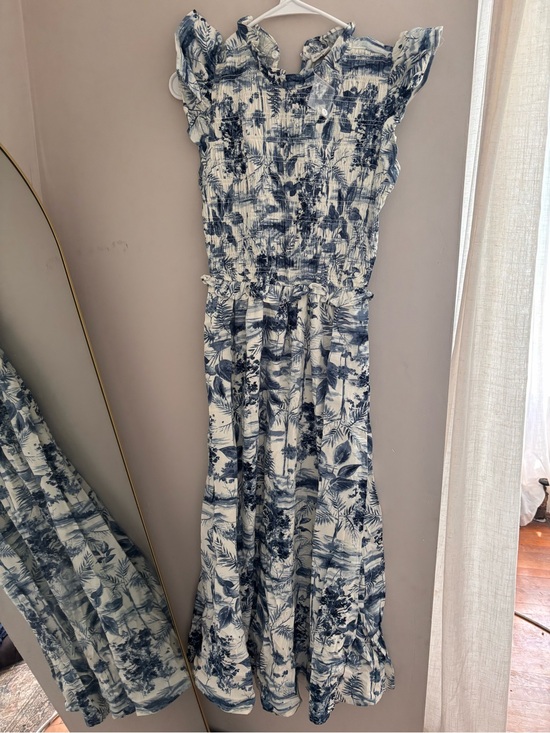 Tuckernuck | Dresses | Tuckernuck Moon River Linen Blend Maxi Coastal ...